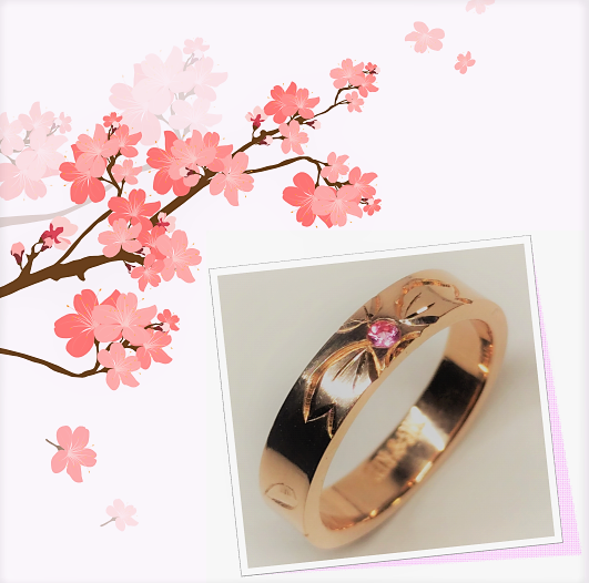 SAKURA RING ～桜満開～ ｜ BIG TREE～Handmade jewelry～ ｜ ことみせ